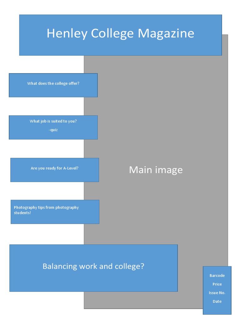 College Magazine Cover Draft 2 | PDF | Career & Growth