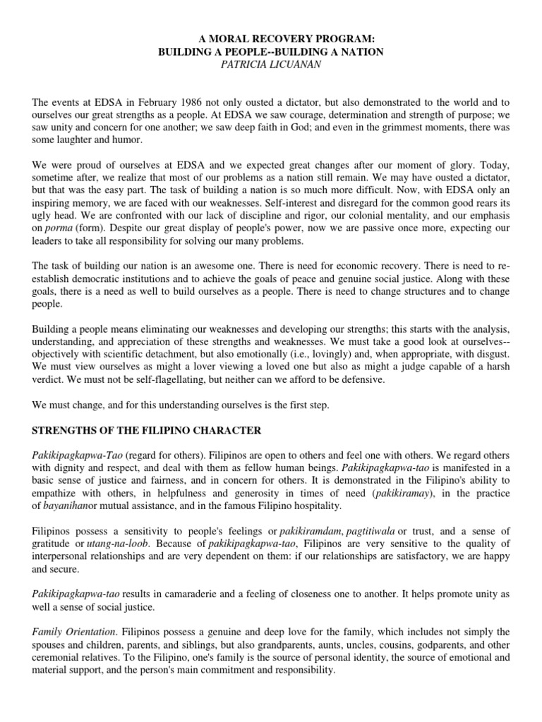 A Moral Recovery Program | Download Free PDF | Political Corruption ...