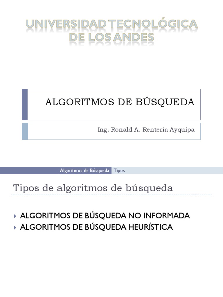 3 Algoritmos de Busqueda