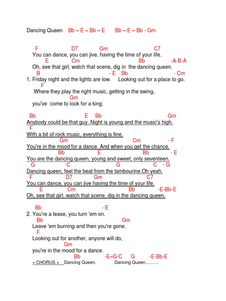 Dancing Queen F | PDF