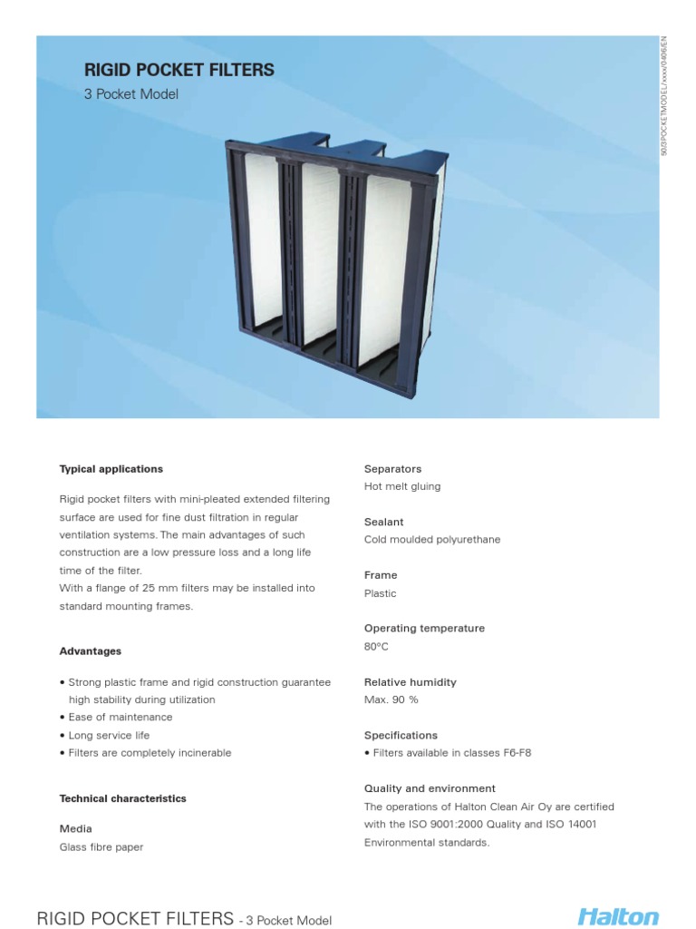 3 Pocket | PDF | Filtration | Pressure