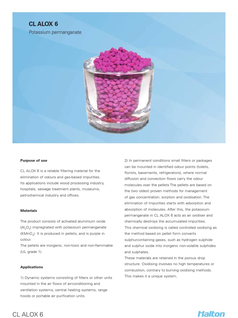 CL ALOX en | PDF | Adsorption | Aluminium Oxide