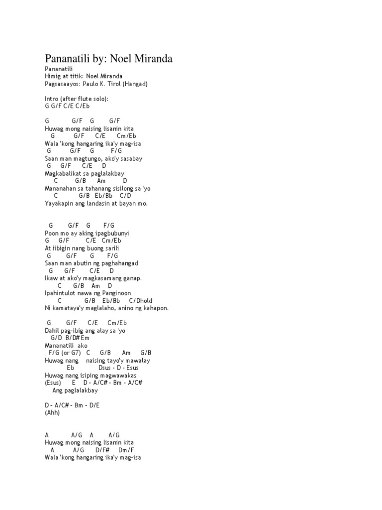 Pananatili | PDF