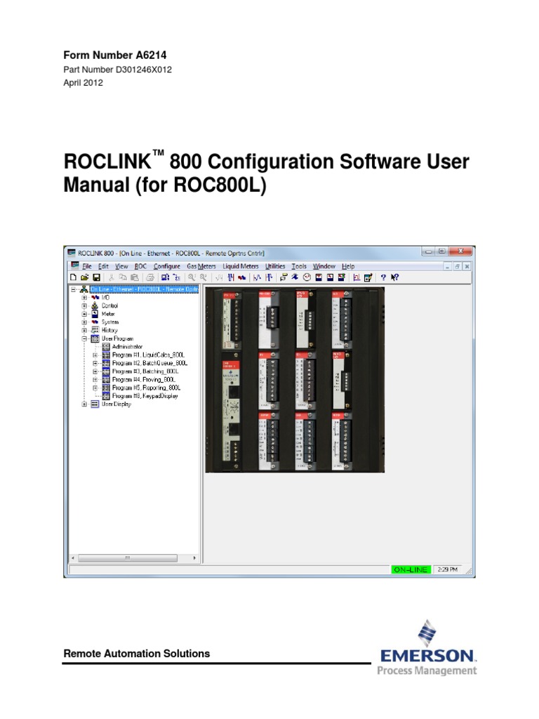 Roc 800 Manual | PDF | Graphical User Interfaces | Windows Vista