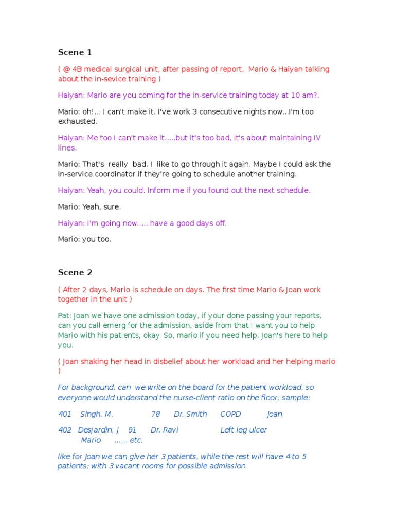 Leadership Role Play New Script | PDF