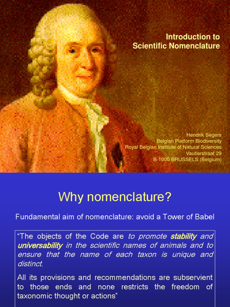 International Code of Zoological Nomenclature | PDF | Taxonomy (Biology ...