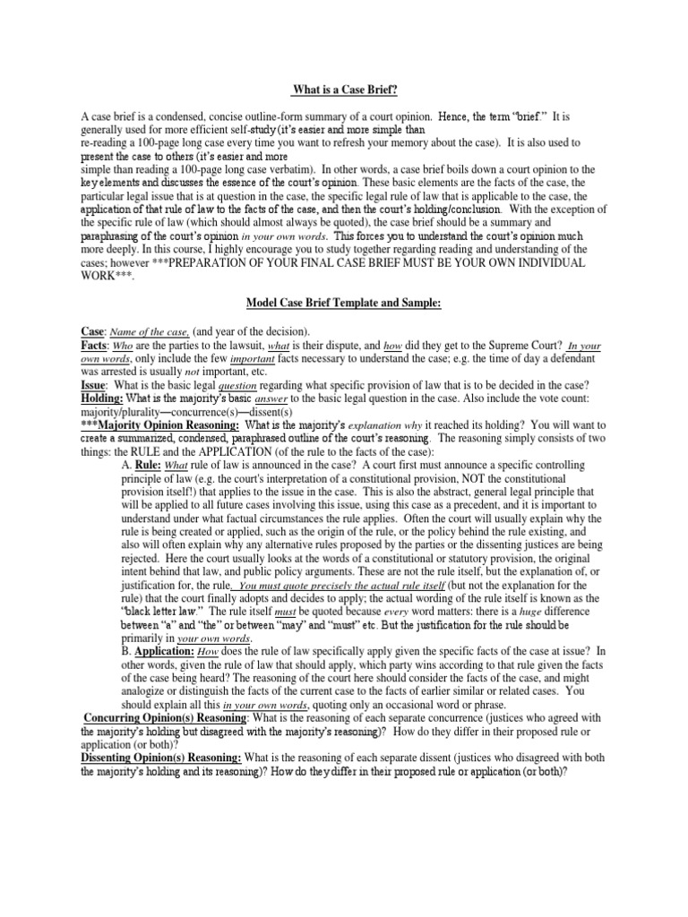 Supreme Court Case Brief | atelier-yuwa.ciao.jp