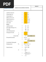 Isolated Footing Design (Square Footing) | PDF | Geotechnical ...