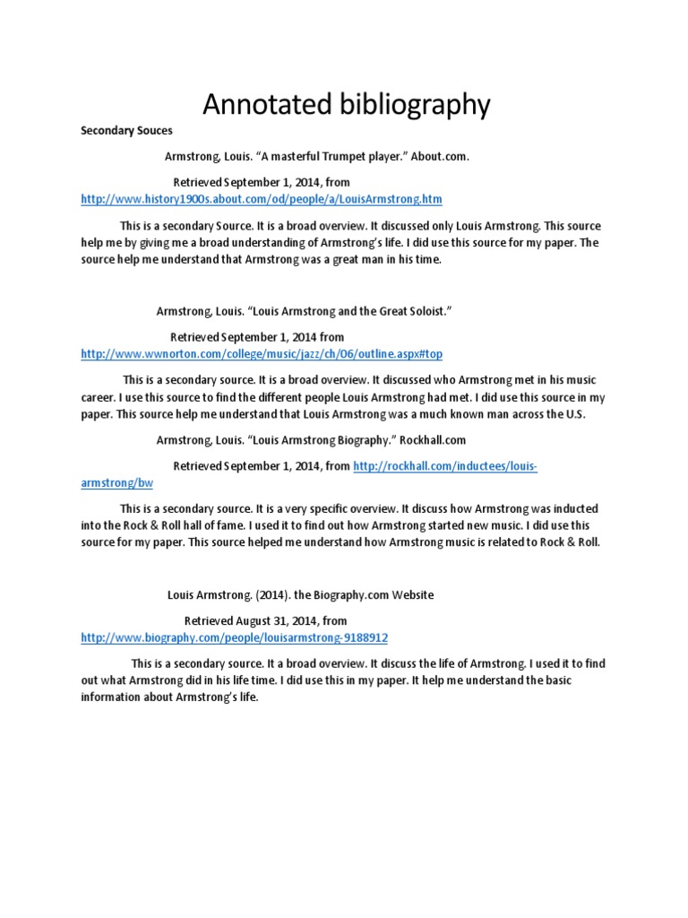 Annotated Bibliography | PDF | Entertainment (General) | Leisure