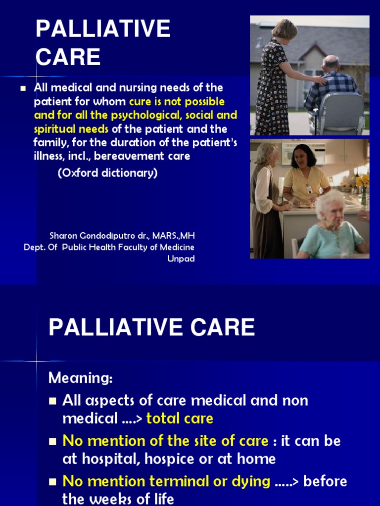 Palliative Carefinal | PDF | Palliative Care | Medicine
