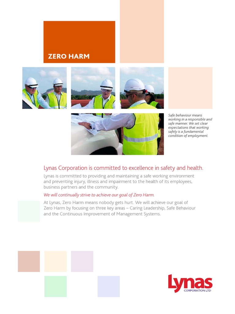 Zero Harm | PDF | Safety | Employment