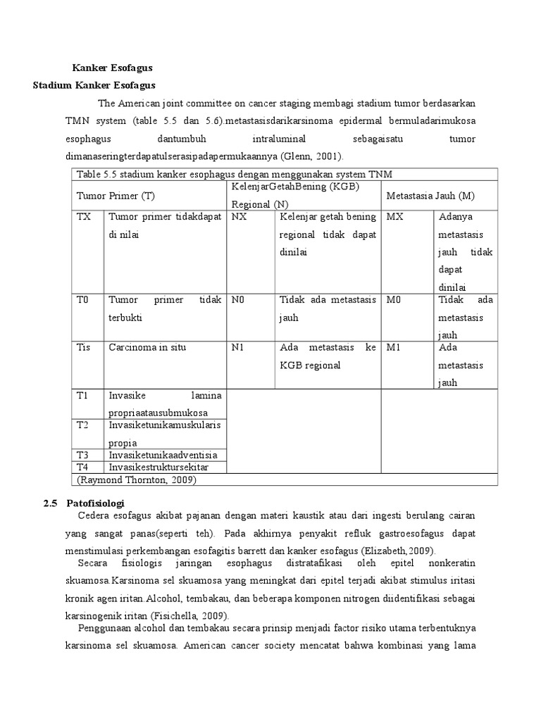 Kanker Esofagus | PDF | Pengembangan Diri