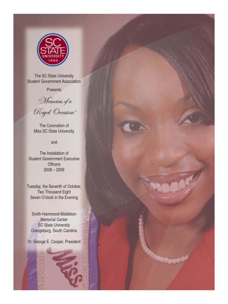 2008 Coronation Program | PDF | Fraternities And Sororities | Student ...