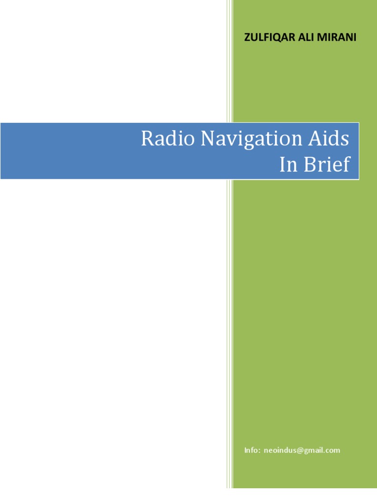 Radio Navigation Aids Overview | PDF | Broadcasting | Navigation