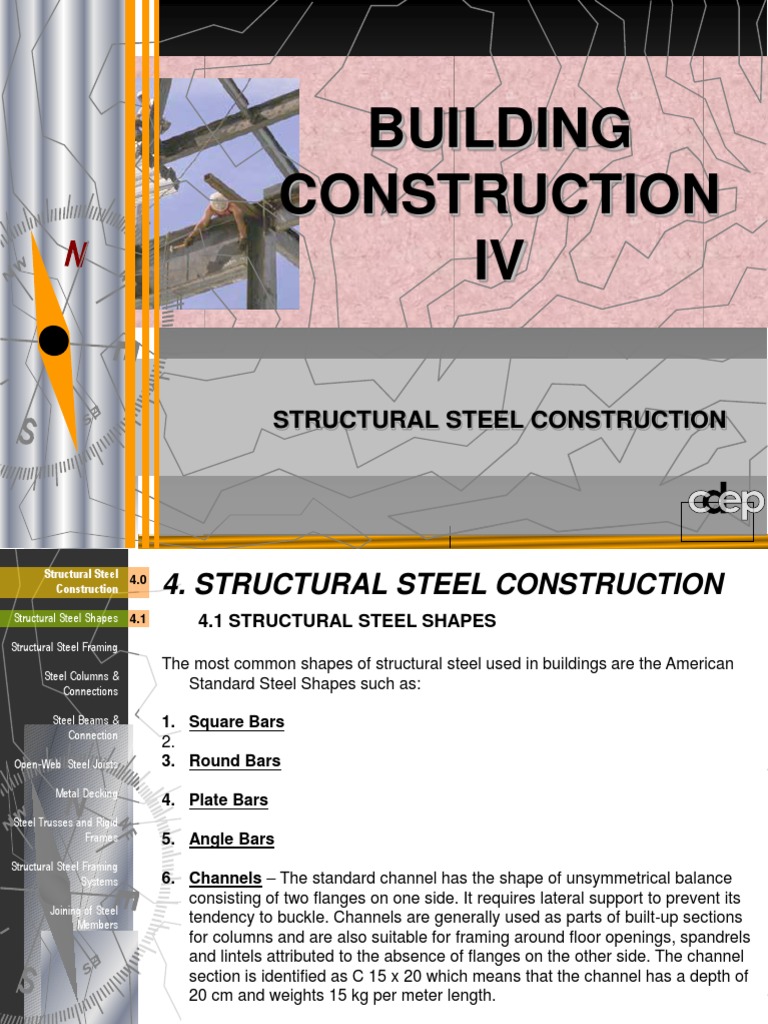 Structural Steel Construction Overview | PDF | Truss | Framing ...