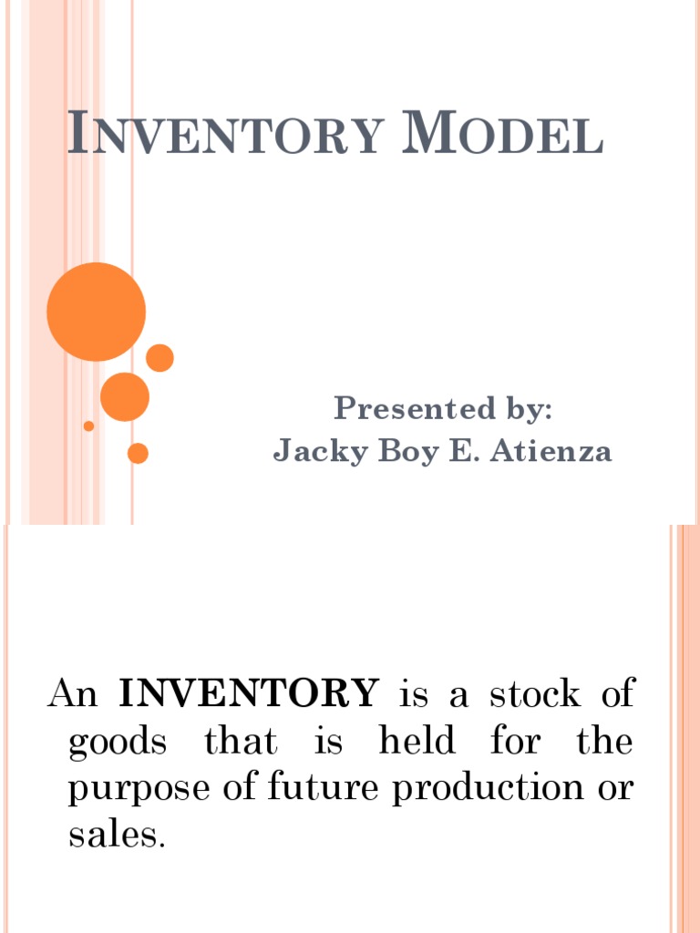 Inventory Model | PDF | Inventory | Industries