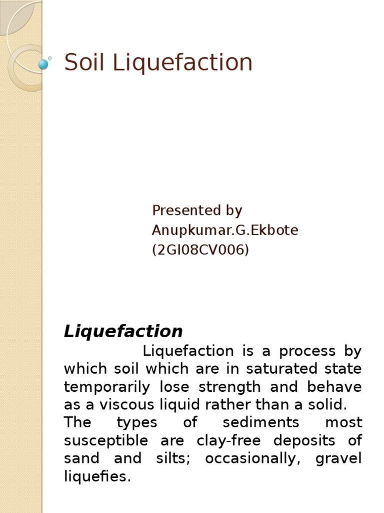 Understanding Soil Liquefaction: Causes, Effects, Mitigation Techniques ...