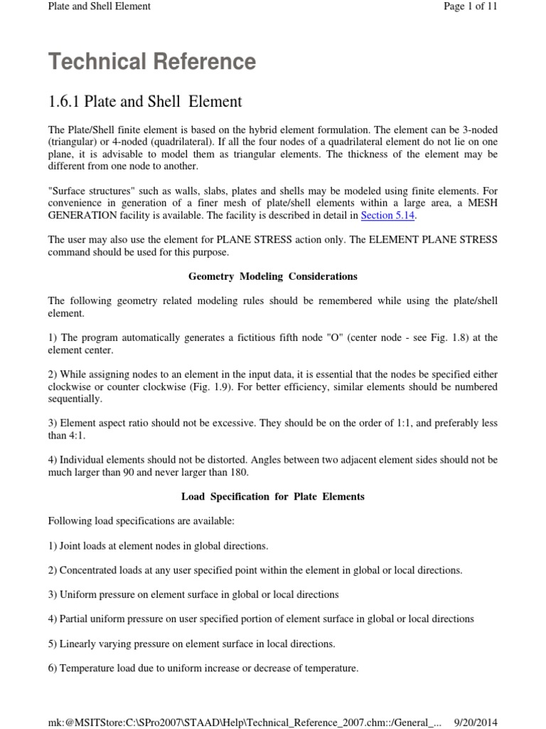 Technical Reference 2007 | Download Free PDF | Stress (Mechanics) | Bending