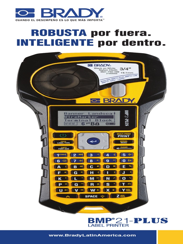 BMP21-PLUS Printer Brochure Latin America | PDF | Negro | Impresora (Computación)