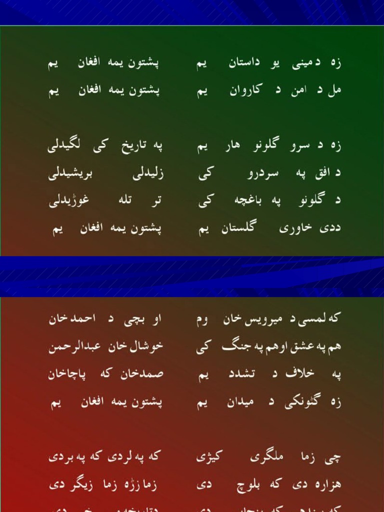 Pashto Poem New Era by Mir Wais English Translation | Khyber ...