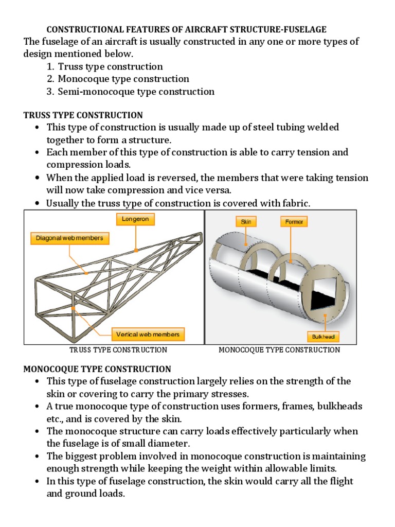 Aircraft Fuselage Configuration | PDF | Fuselage | Beam (Structure)