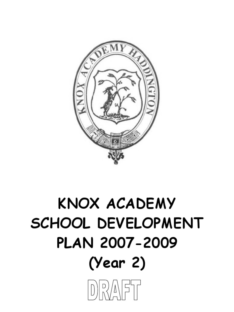 Draft Development Plan 2007-09 YEAR 2 | PDF | Teachers | Curriculum