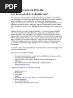 Randy Gardner's 1964 Sleep Experiment | PDF | Sleep Deprivation ...