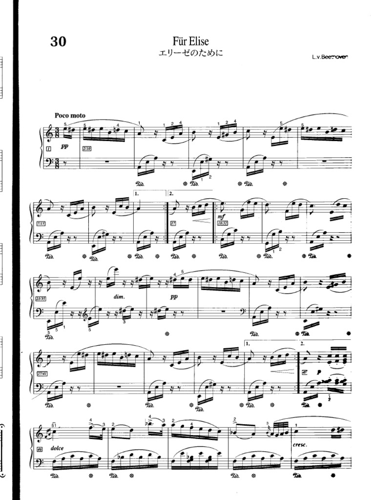 Beethoven - Per Elisa