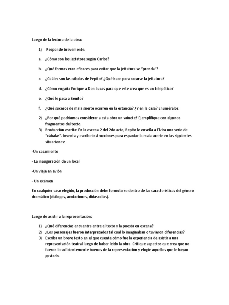 Resumen y análisis de "Jettatore" | PDF