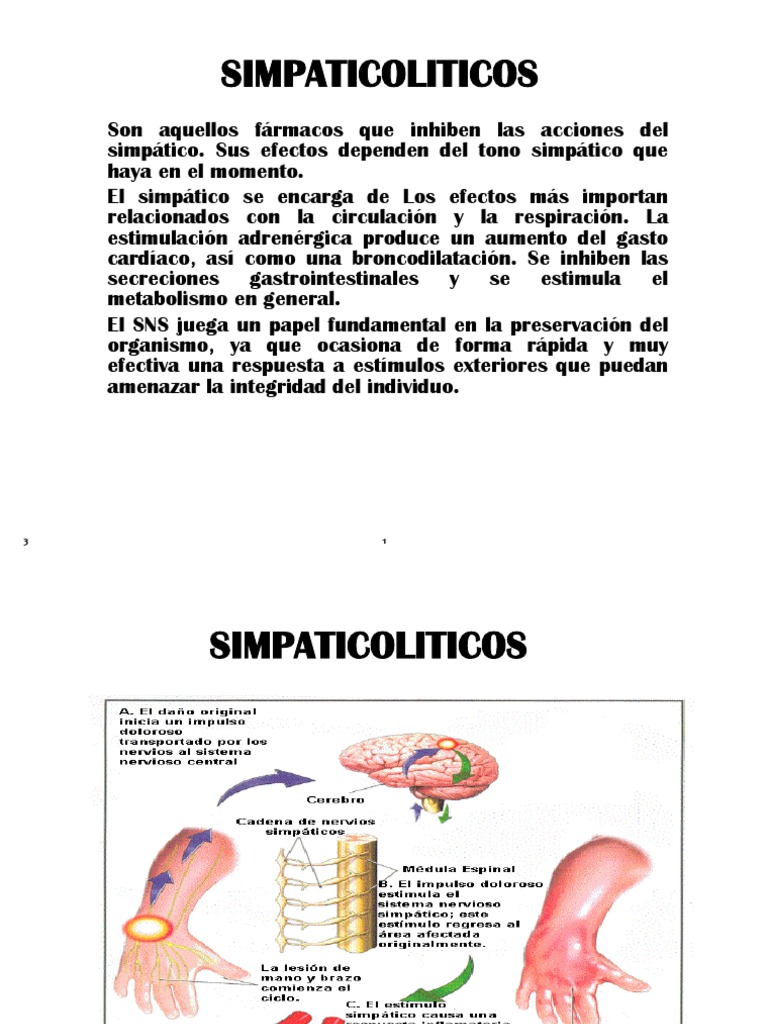 N-simpaticoliticos