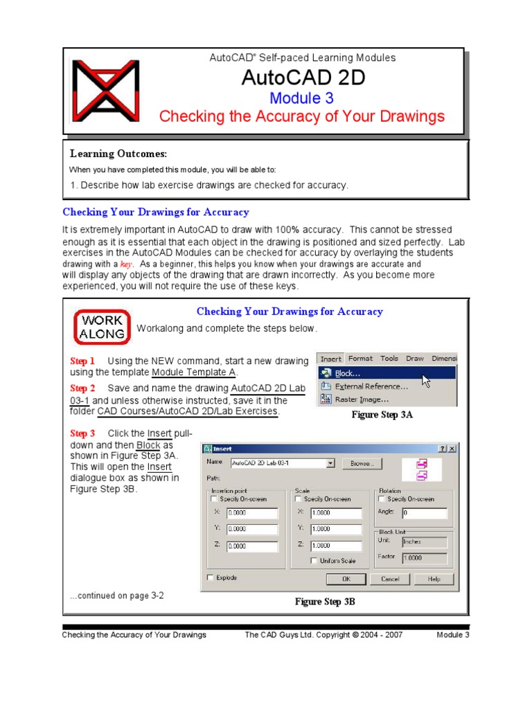 Autocad 2d Module 03 PDF | PDF | Auto Cad | Computer Aided Design