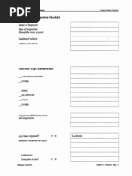 Door and Window Inspection Checklist