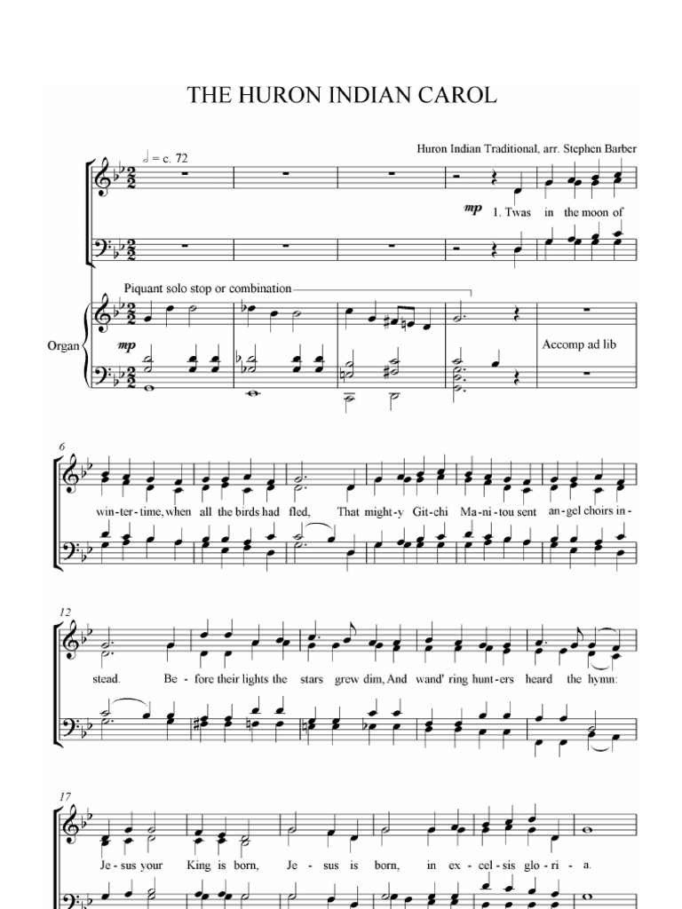 Huron Carol | PDF