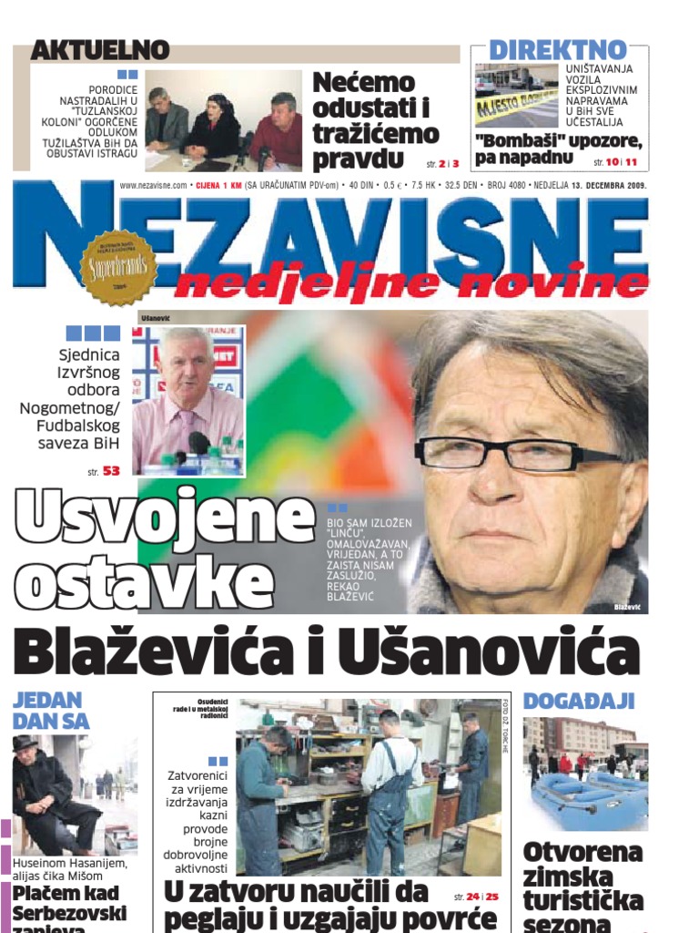 Nezavisne 091213 | PDF