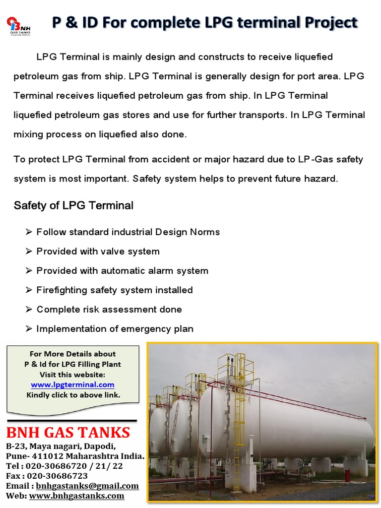 LPG Terminal Design and Safety Systems | PDF