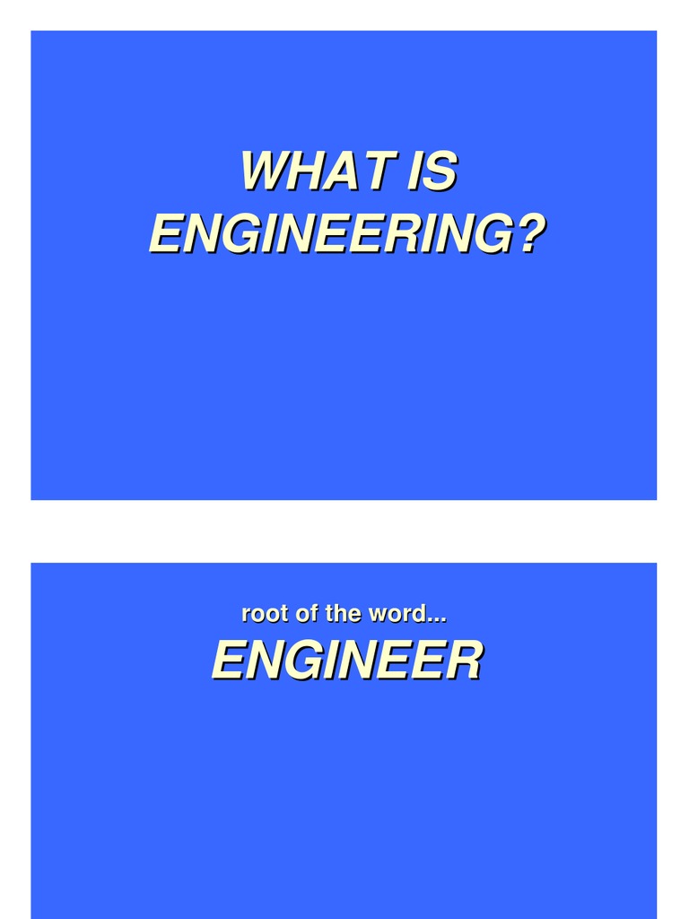 What Is Engineering | PDF | Engineering | Science