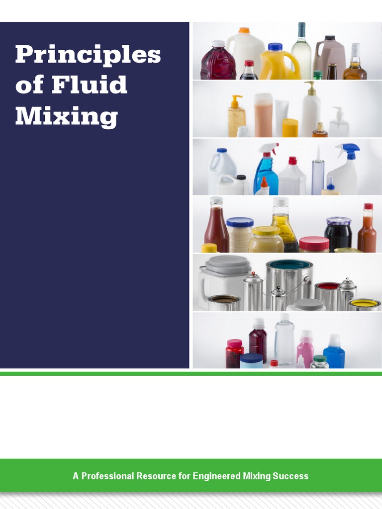 Principles of Fluid Mixing | PDF | Reynolds Number | Pump