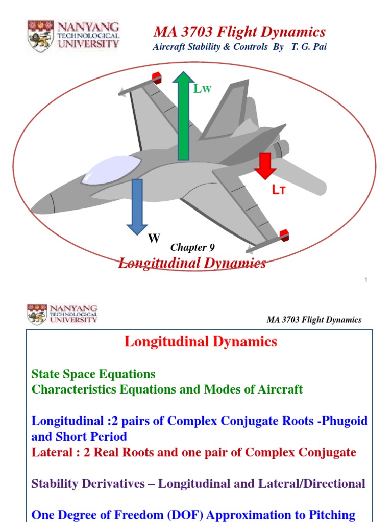 CH 9 Longitudinal Dynamics | PDF | Flight Dynamics (Fixed Wing Aircraft ...