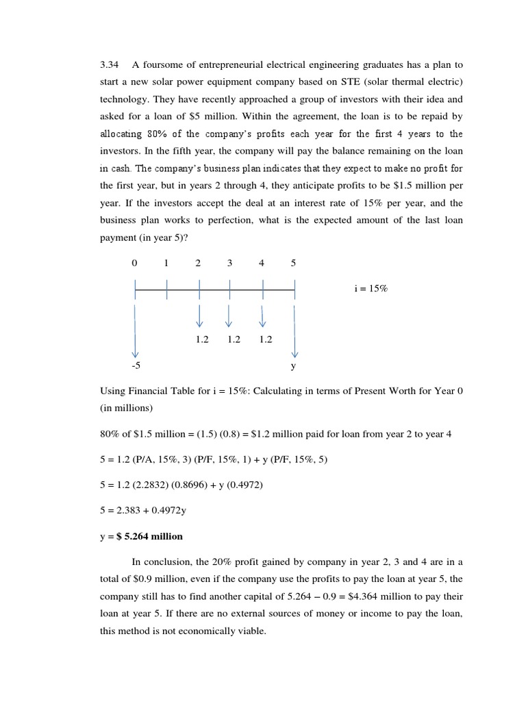 EEE Assignment 1 | Download Free PDF | Loans | Profit (Accounting)
