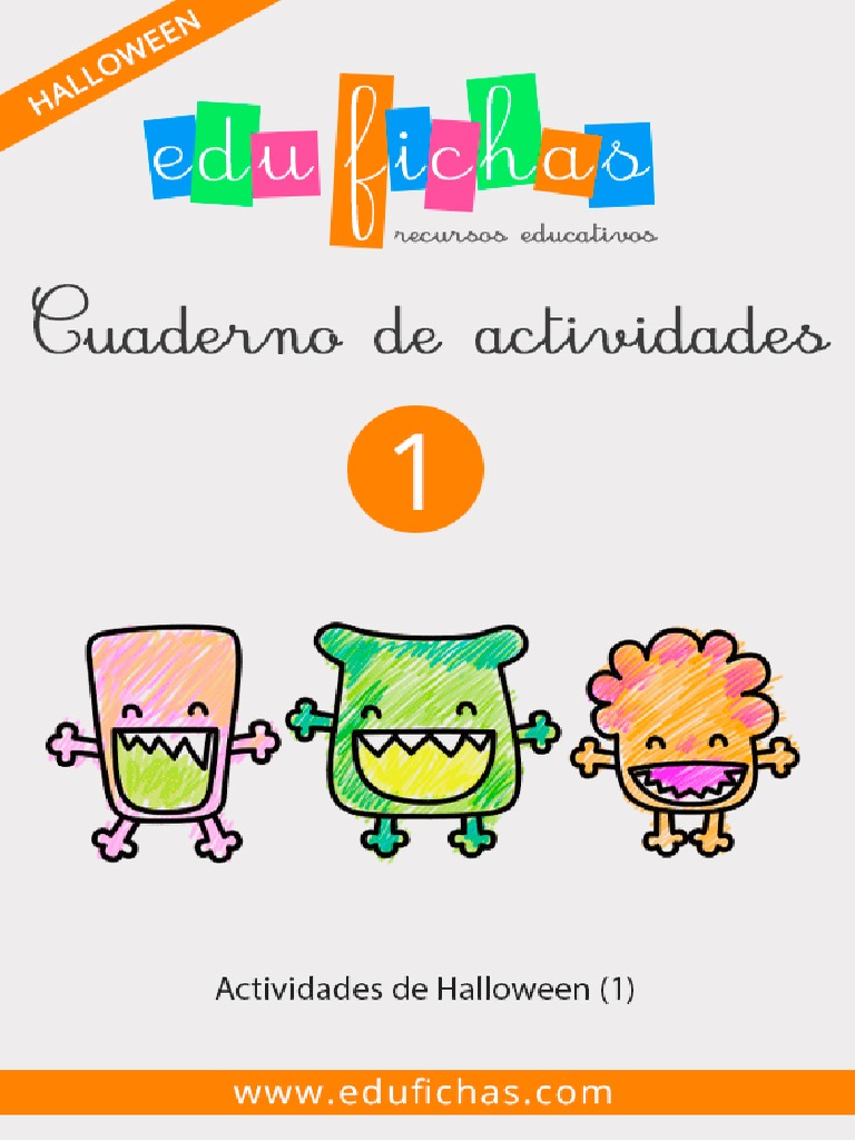Cuadernillo Halloween1 | PDF | Artes del Lenguaje y Comunicación ...