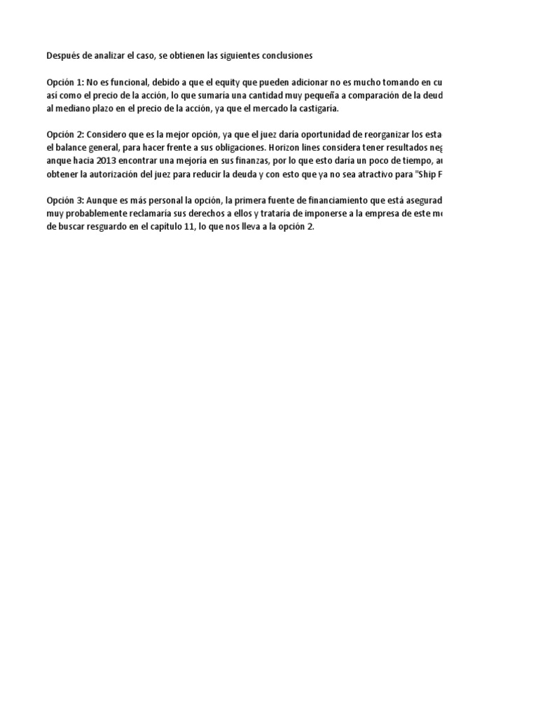 Horizon Lines | PDF | Capital de trabajo | Contabilidad financiera