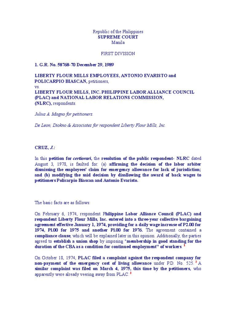 Labor Cases | PDF | Law