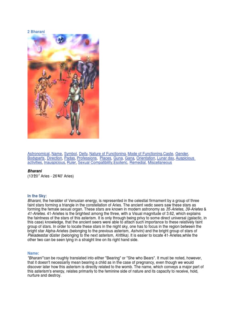 02 Bharani | PDF | Planets | Venus