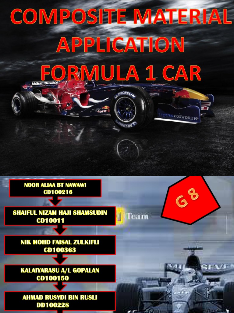 Formula 1 Composite Materials | PDF | Composite Material | Fiberglass