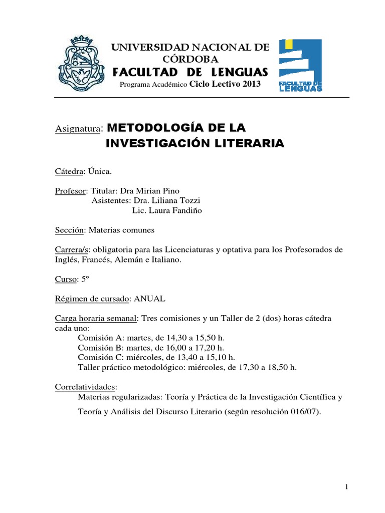 Metodologia de La Investigacion Literaria Pino | PDF | Teoría | Metodología