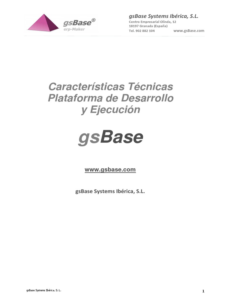 Plataforma Gsbase | PDF | Servidor web | Internet y web