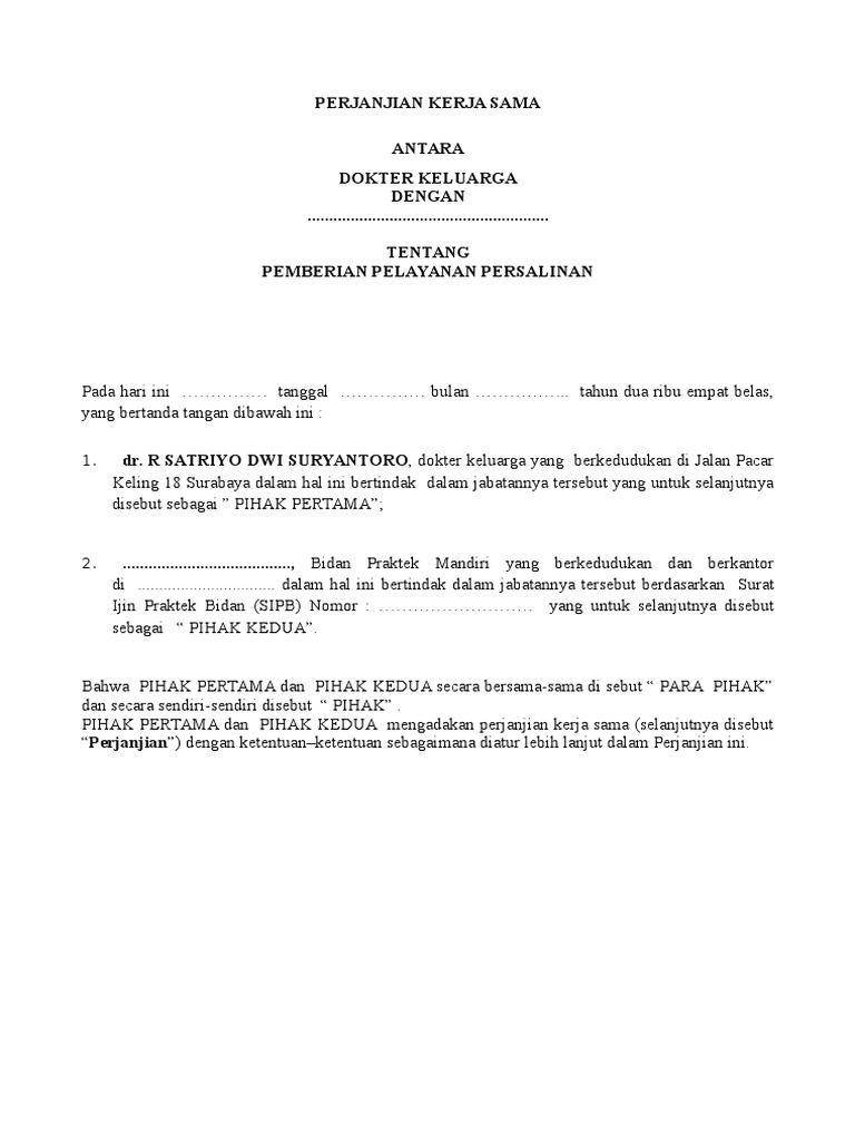 Mou BPJS | PDF