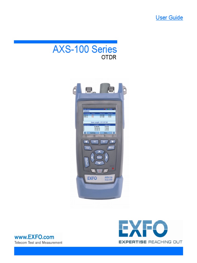 User Guide AXS-100 | PDF | Optical Fiber | Electronics