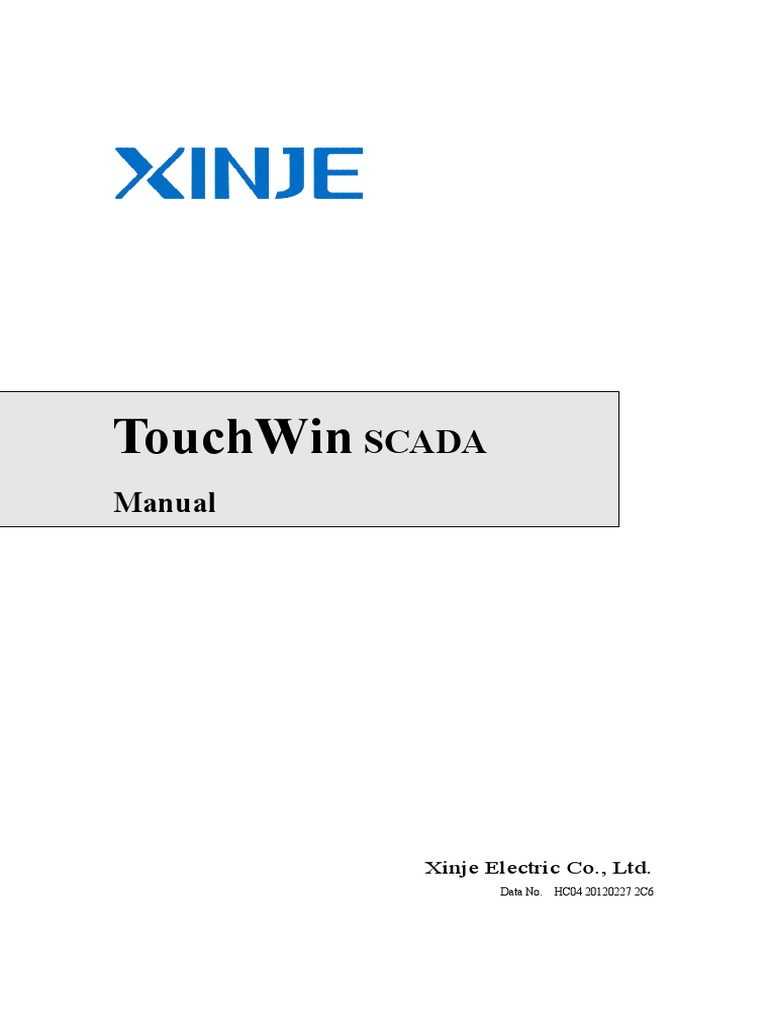 Touchwin SCADA Manual | PDF | Installation (Computer Programs) | Scada