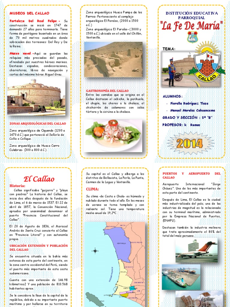 Triptico El Callao | PDF
